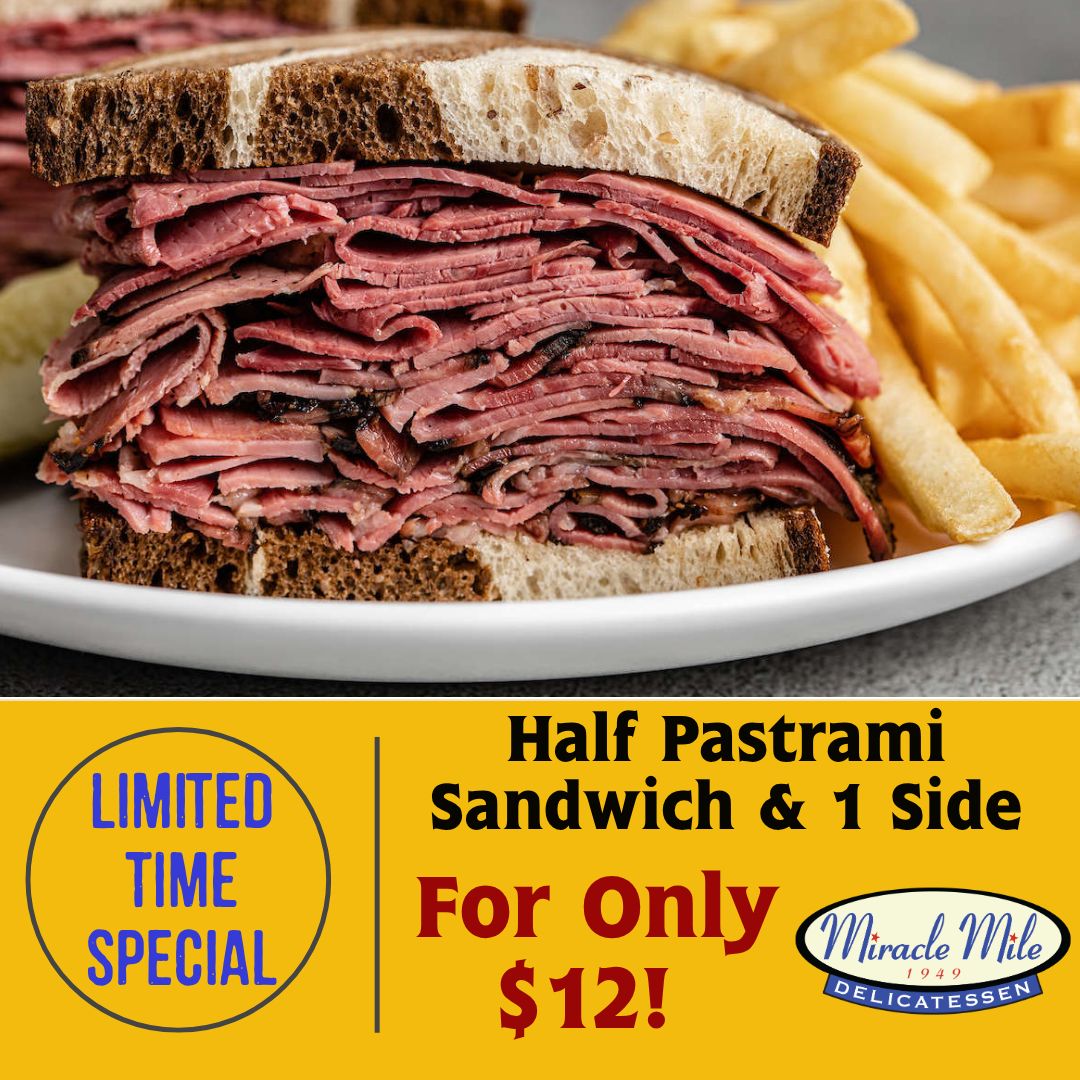 $12 Half Sandwich Summer Special! | Miracle Mile Deli | Serving ...